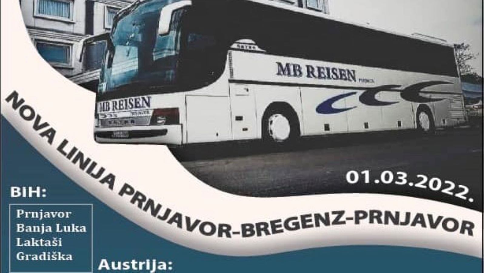 MB Reisen: Nova linija sa novim redom vožnje na relaciji Prnjavor ...