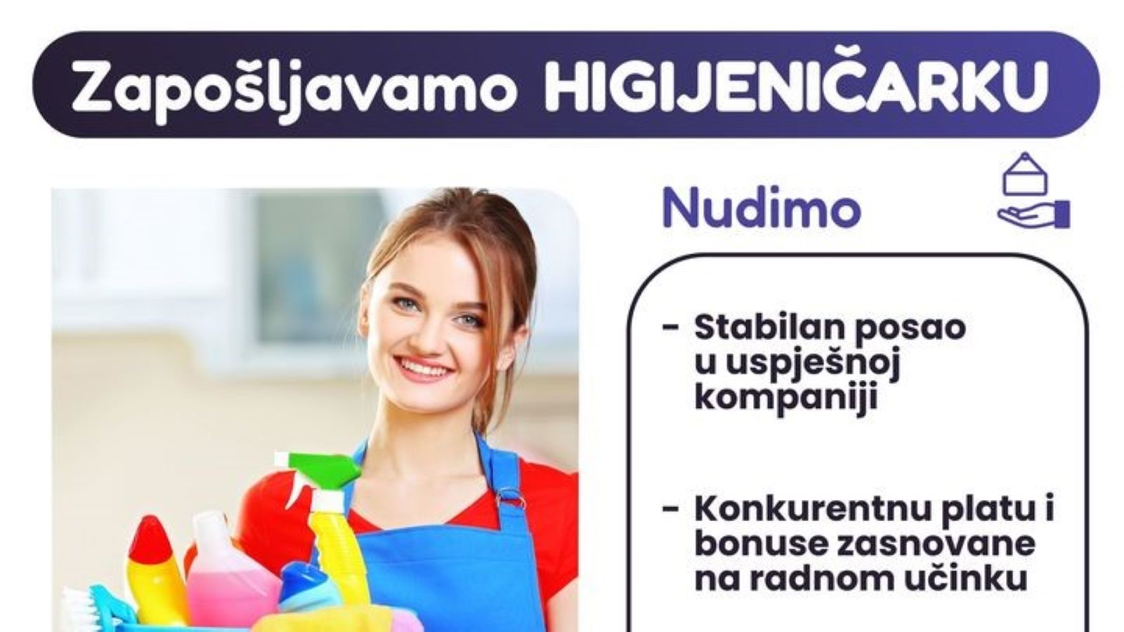 LEBURIĆ Komerc: Zapošljavamo higijeničarku – Prnjavor.info