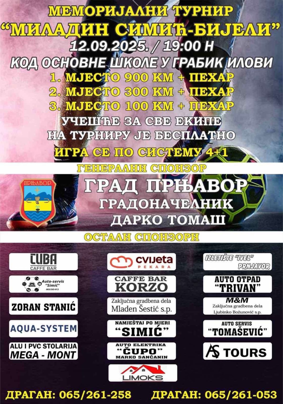 Memorijalni turnir „Miladin Simić – Bijeli“ u Grabik Ilovi – Prnjavor.info